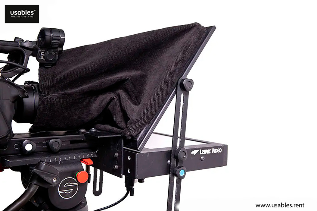 Teleprompter 12″ + Notebook mieten ab 12,00 € - USABLES RENT